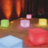 LED Cube Hire London, Surrey, Kent, Sussex Party Table Seating